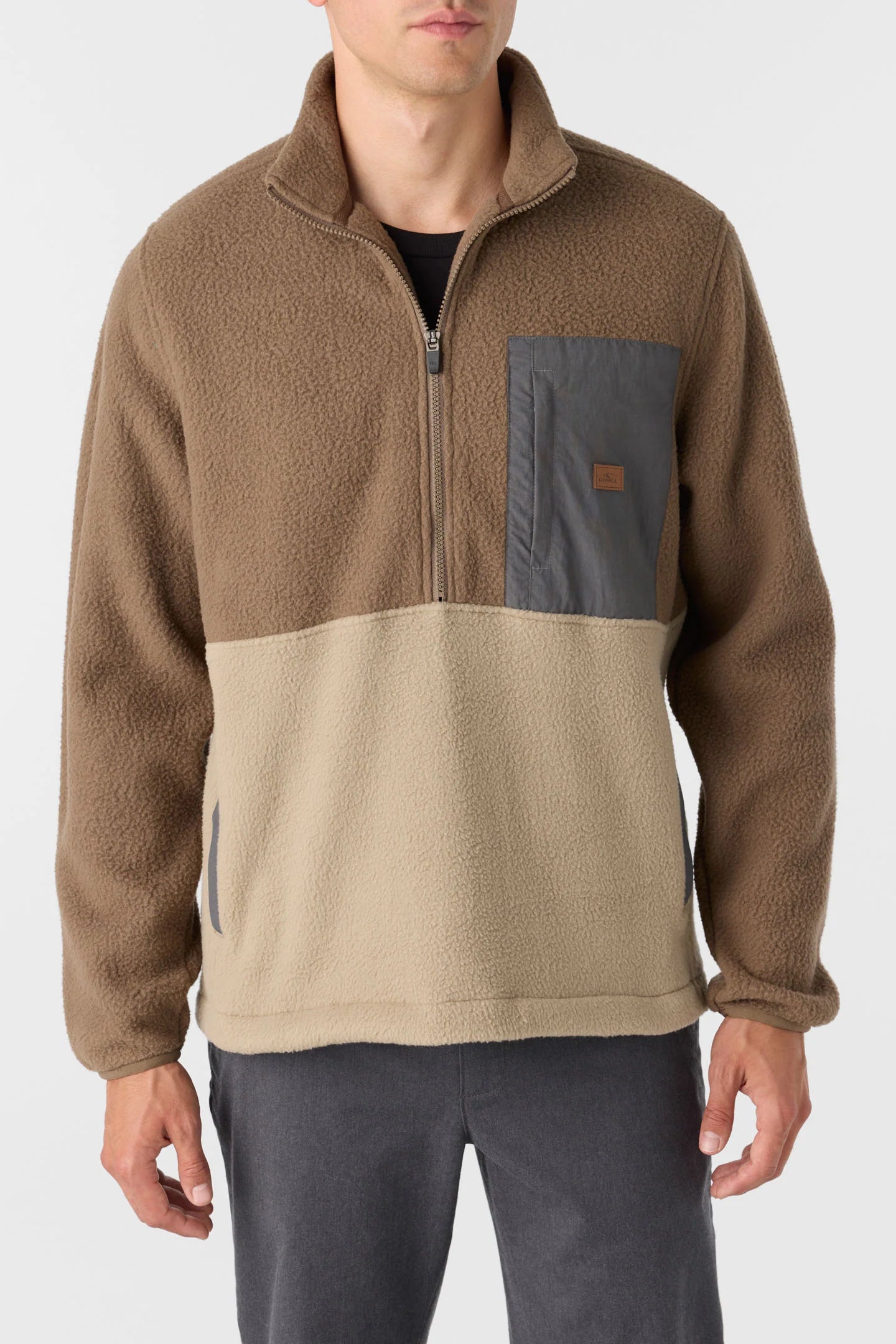COLTON HIGH PILE SUPERFLEECE HALF-ZIP PULLOVER – Monkey Wrench Men ...